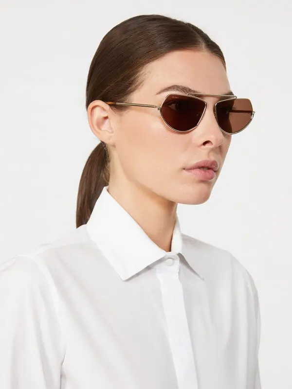 Max Mara Square Sunglasses - Brown