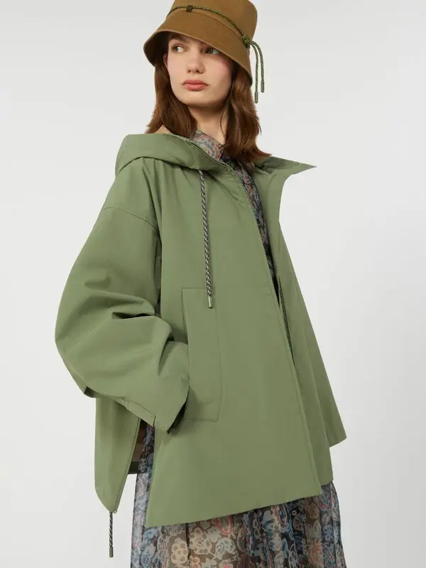 Max Mara Water-repellent Technical Fabric Windbreaker