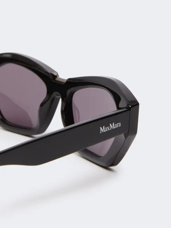Max Mara Square Sunglasses - Black