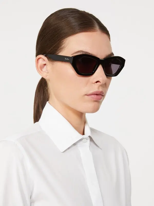 Max Mara Square Sunglasses - Black