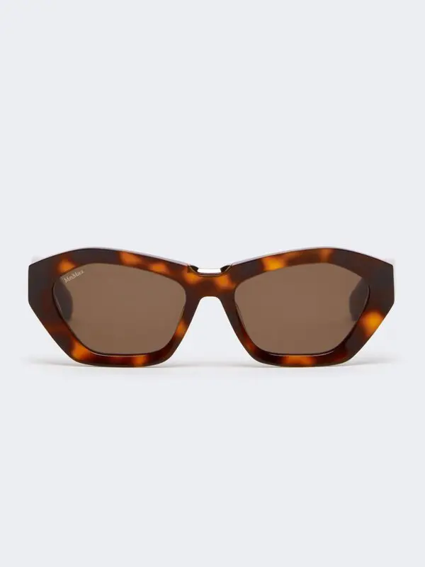 Max Mara Square Full Rim Sunglasses - Tawny Bronze Brown
