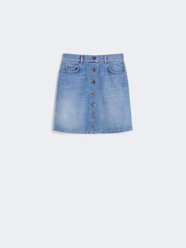 Max Mara Denim Miniskirt