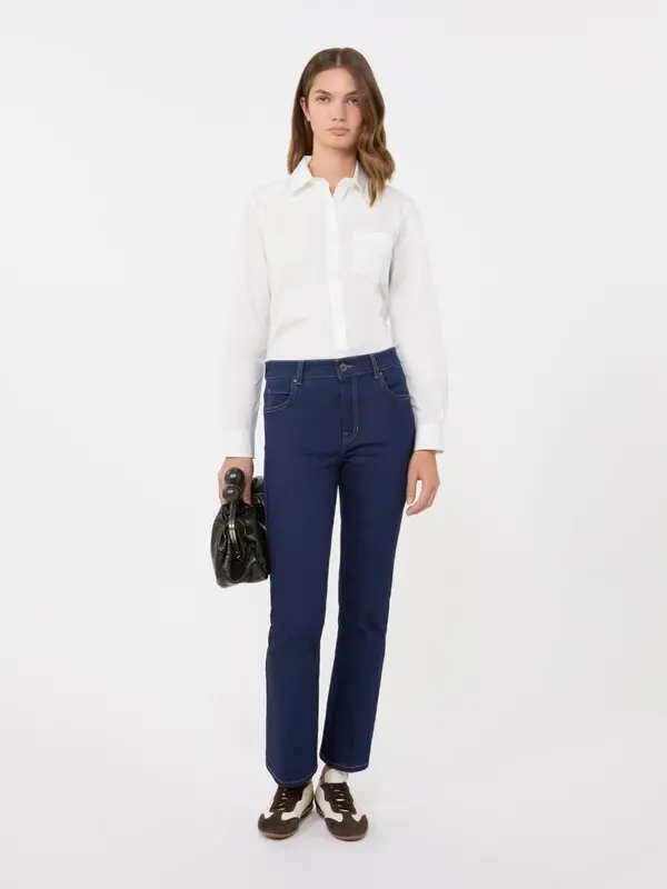 Max Mara Classic Cotton Poplin Shirt - Optical White