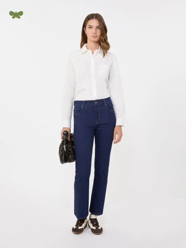 Max Mara Five-pocket Stretch Straight-leg Jeans