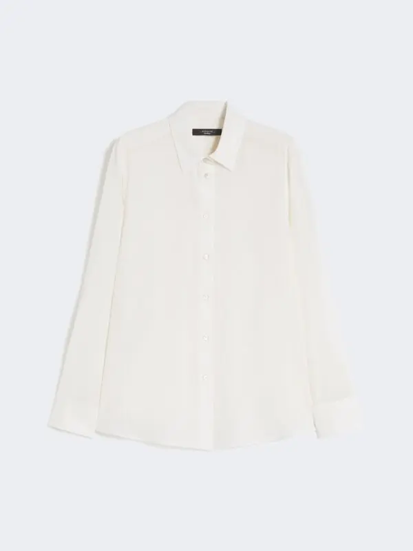 Max Mara Silk Crepe De Chine Shirt