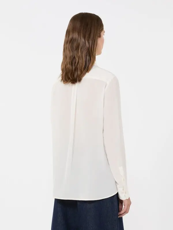 Max Mara Silk Crepe De Chine Shirt