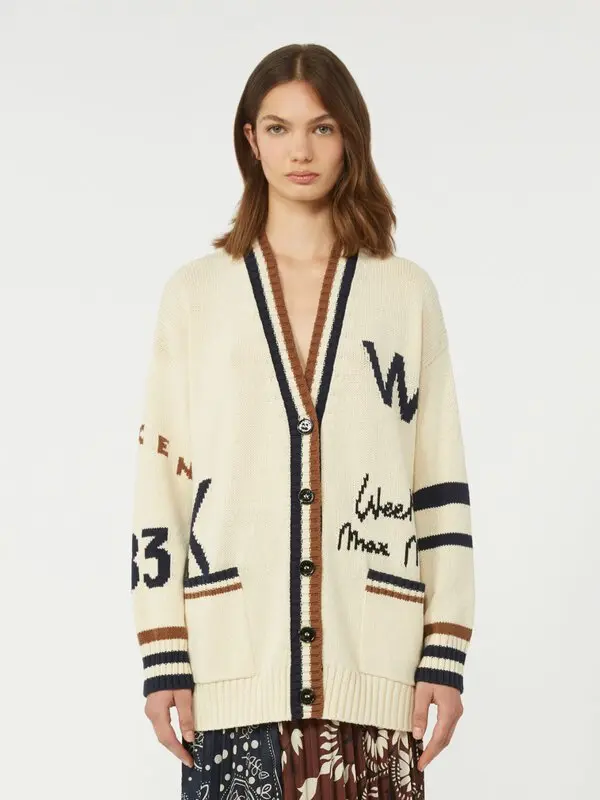 Max Mara Oversized Cotton-blend Cardigan