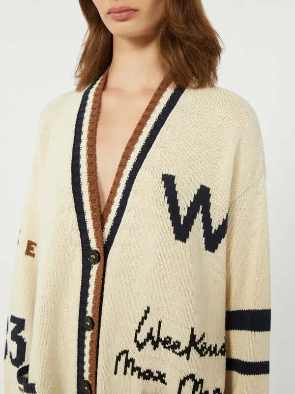 Max Mara Oversized Cotton-blend Cardigan
