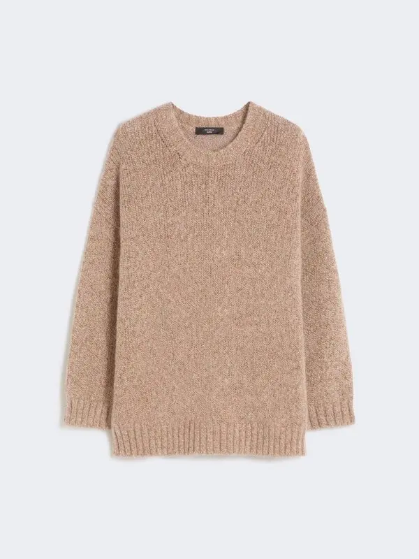 Max Mara Oversized Mohair And Lurex Sweater