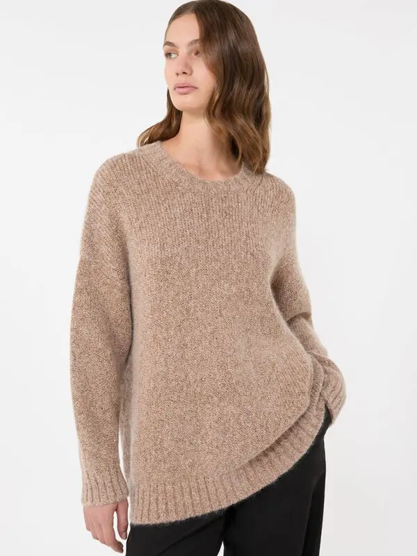 Max Mara Oversized Mohair And Lurex Sweater