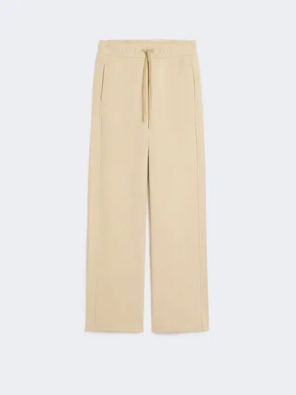 Max Mara Wide Leg Fleece Trousers