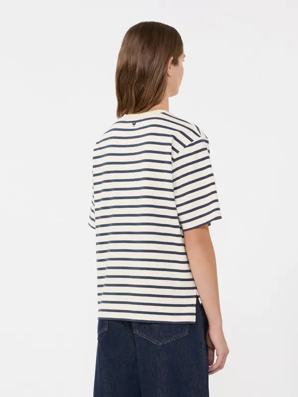 Max Mara Cotton Jersey T-shirt - Ecru
