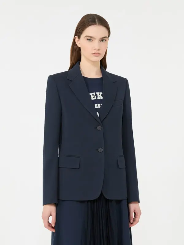 Max Mara Cotton Jersey Blazer