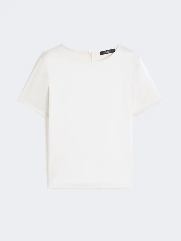 Max Mara Satin And Jersey T-shirt