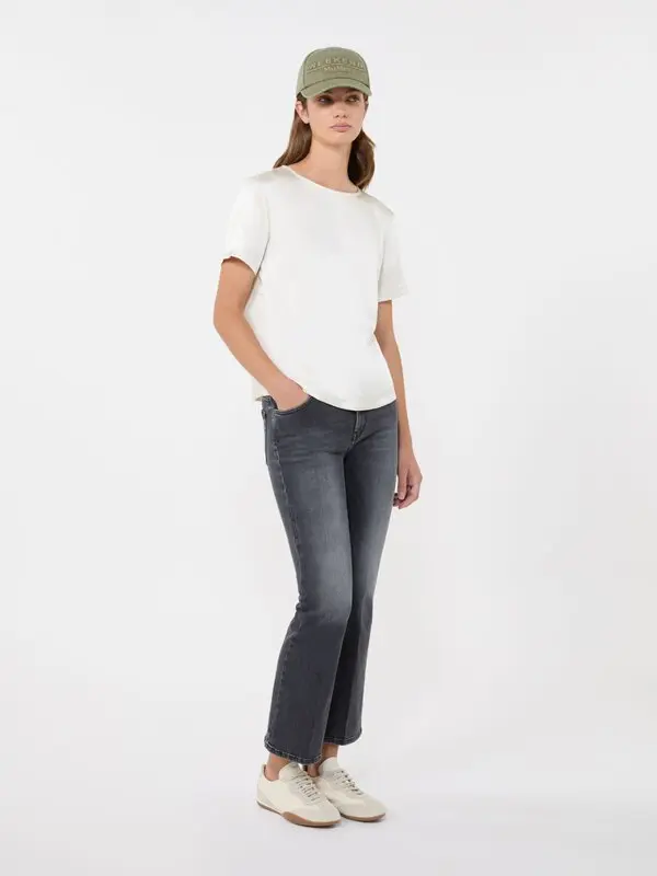 Max Mara Satin And Jersey T-shirt