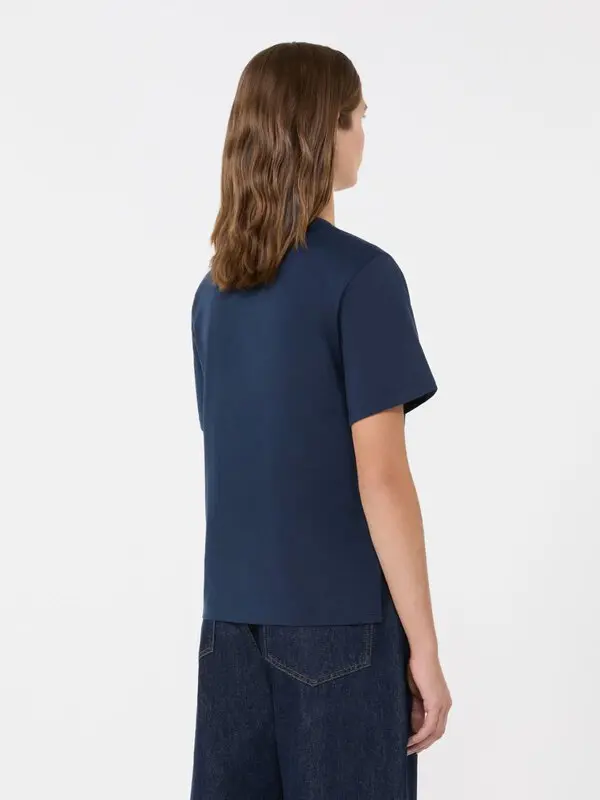 Max Mara Cotton Jersey T-shirt - Navy