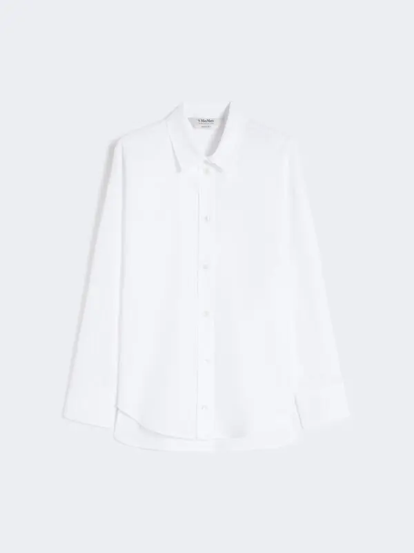 Max Mara Cotton Oxford Shirt - White