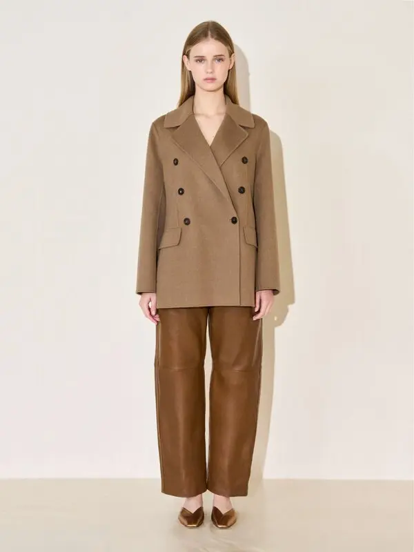Max Mara Double-faced Wool Broadcloth Jacket