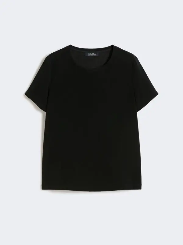 Max Mara Satin T-shirt - Black