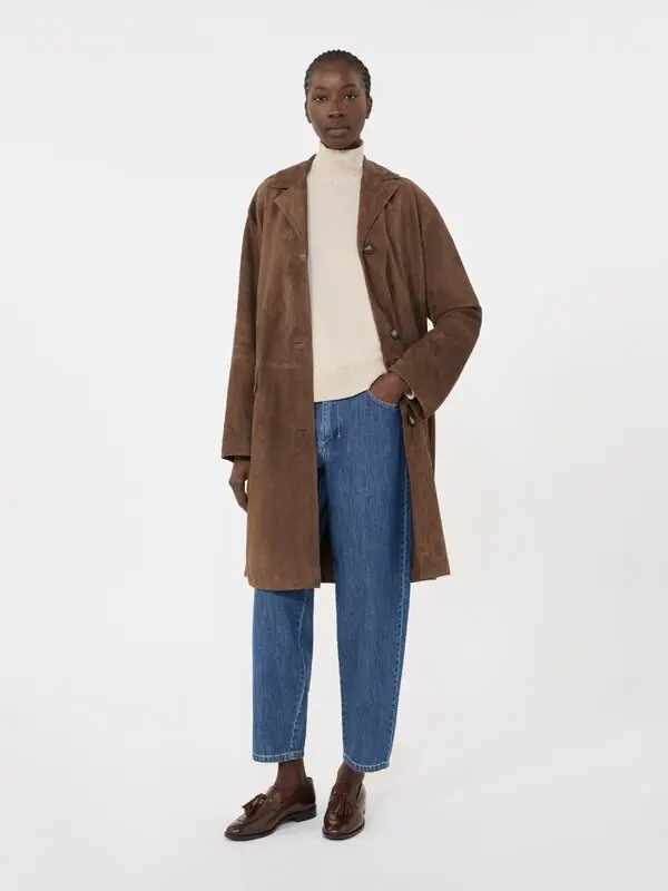 Max Mara Cotton Denim Candle-leg Jeans - Midnightblue