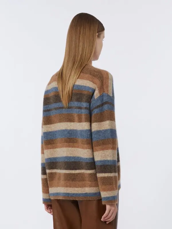 Max Mara Alpaca And Wool Crewneck Sweater