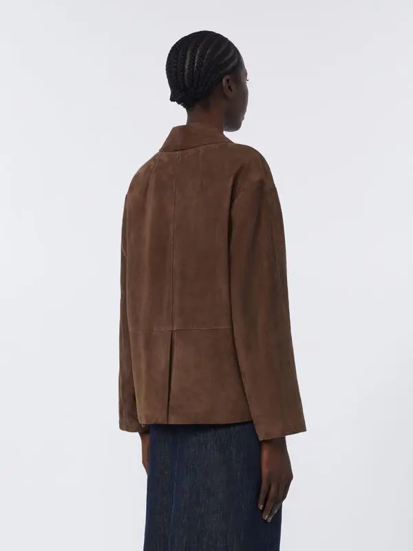 Max Mara Suede Single-breasted Jacket