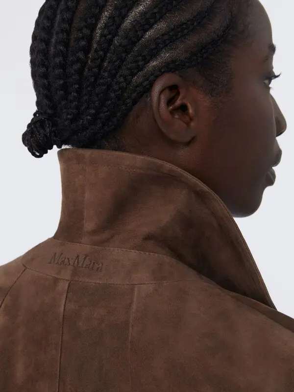 Max Mara Suede Single-breasted Jacket