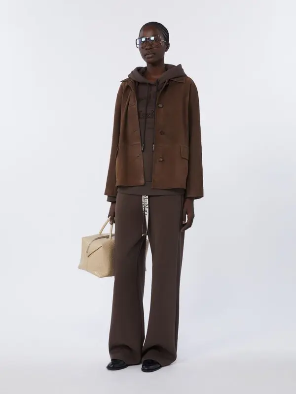 Max Mara Suede Single-breasted Jacket
