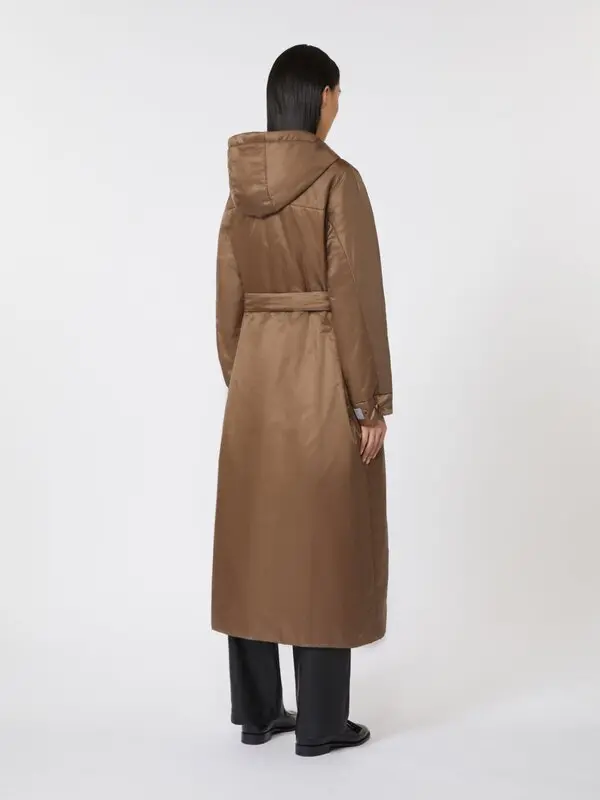 Max Mara Long Water-repellent Canvas Padded Parka