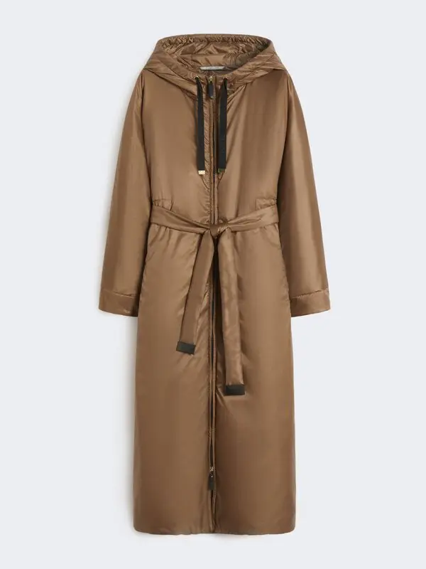 Max Mara Long Water-repellent Canvas Padded Parka