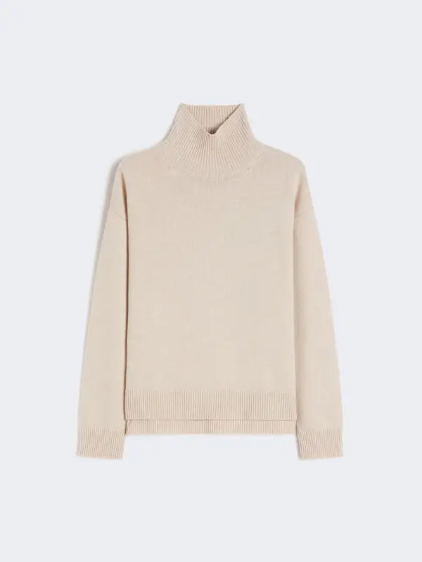 Max Mara Wool And Cashmere Polo-neck Sweater