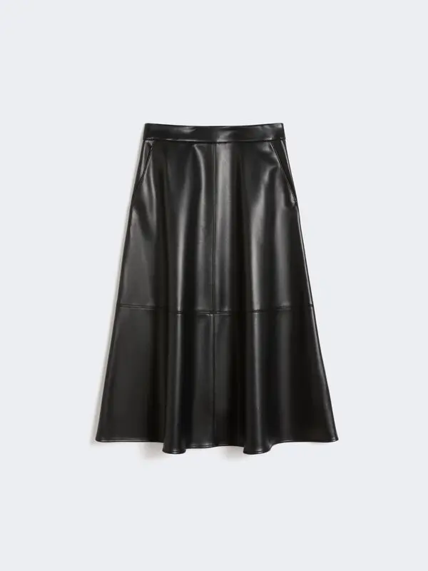 Max Mara Coated Jersey Flared Skirt