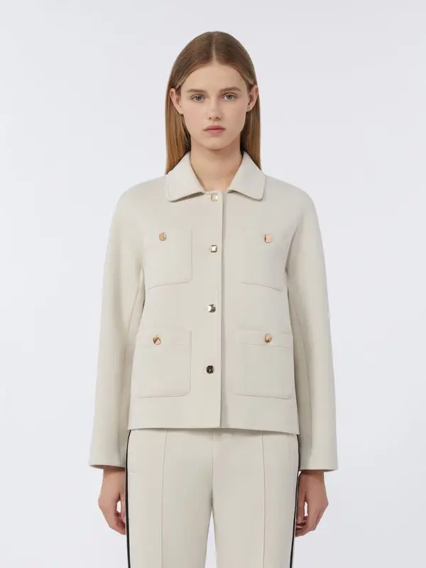 Max Mara Boxy-fit Scuba Jersey Jacket