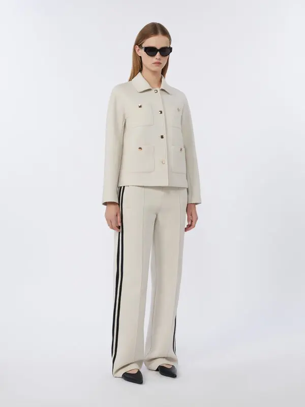 Max Mara Boxy-fit Scuba Jersey Jacket