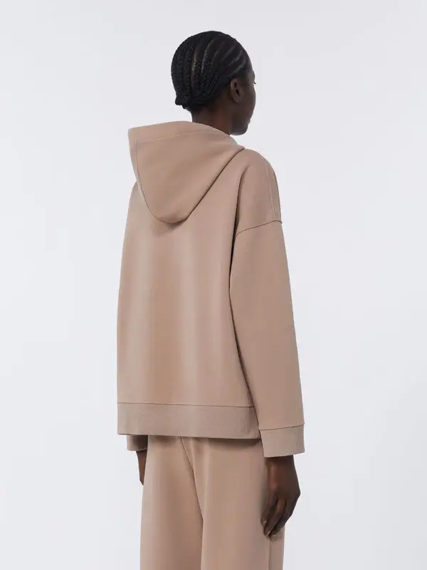 Max Mara Technical Cotton Jersey Sweatshirt - Pink