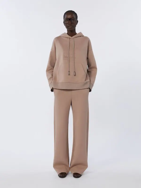 Max Mara Technical Cotton Jersey Sweatshirt - Pink