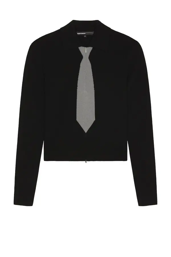 SPENCER BADU Knit Tie Shirt