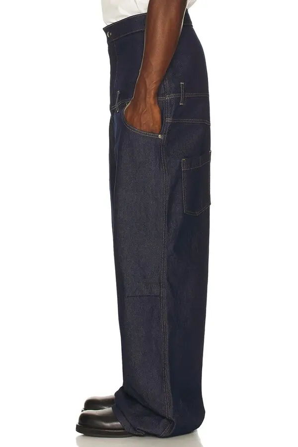 SPENCER BADU Double Waisted Denim Pant