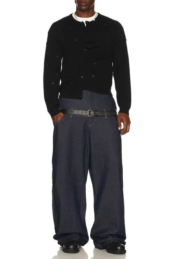 SPENCER BADU Double Waisted Denim Pant