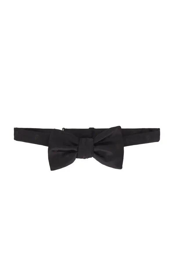 Alexander McQueen Skull Bow Tie - Black