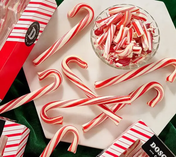 DOSCHER'S 20ct Candy Canes & 7oz Peppermint Pieces Bag - One-color