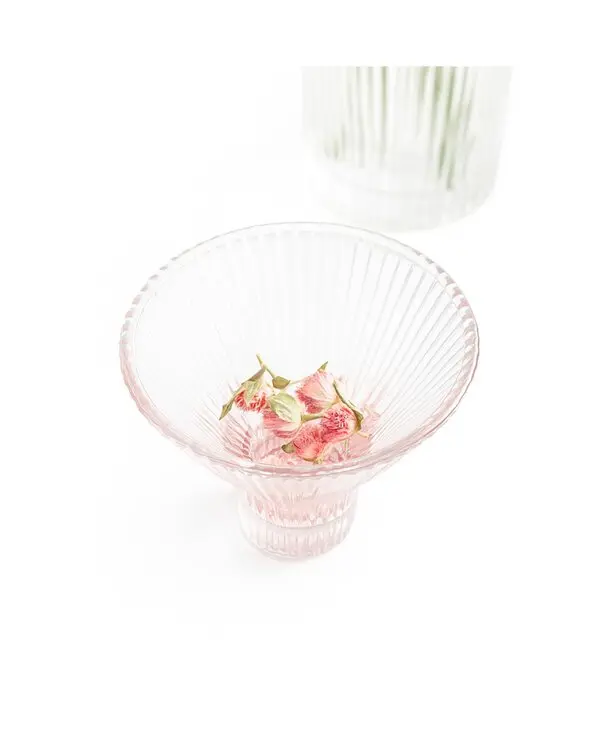 THE COLLECTIVE HOME Pressed Martini Glasses, Set Of 4