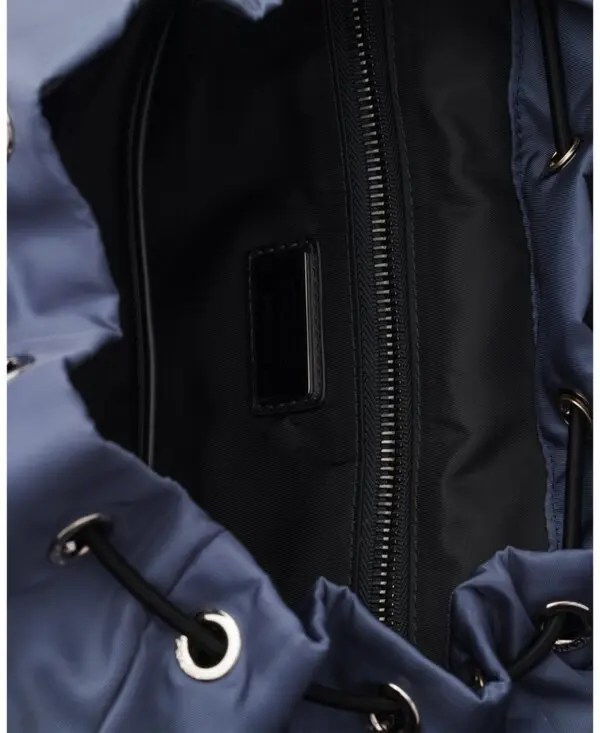 Prada Re-nylon And Leather Backpack - Blue