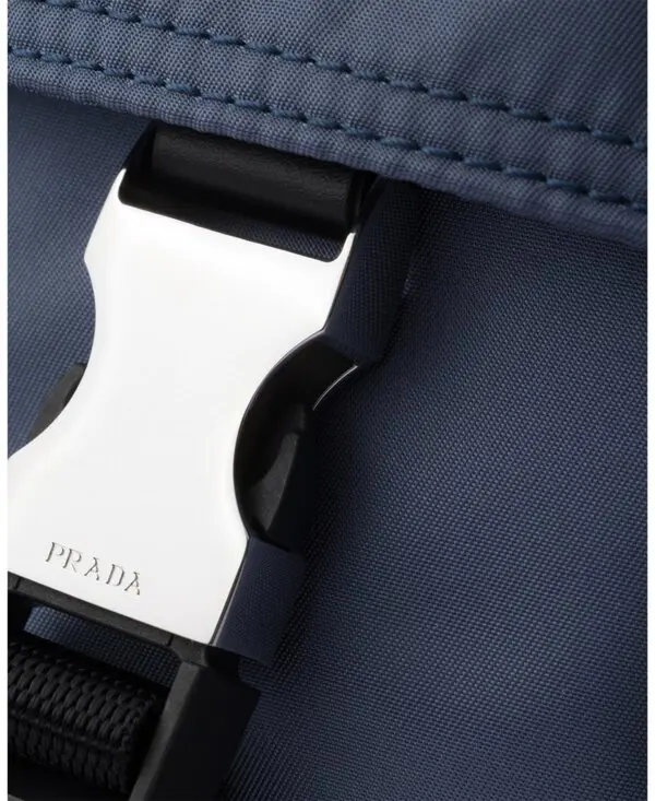 Prada Re-nylon And Leather Backpack - Blue