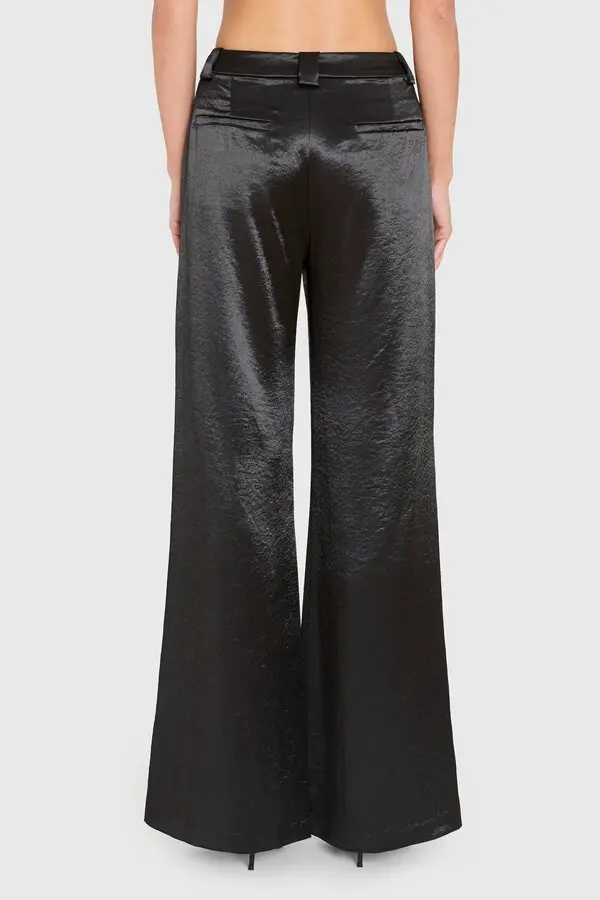 Amanda Uprichard Saddler Hammered Satin Pants
