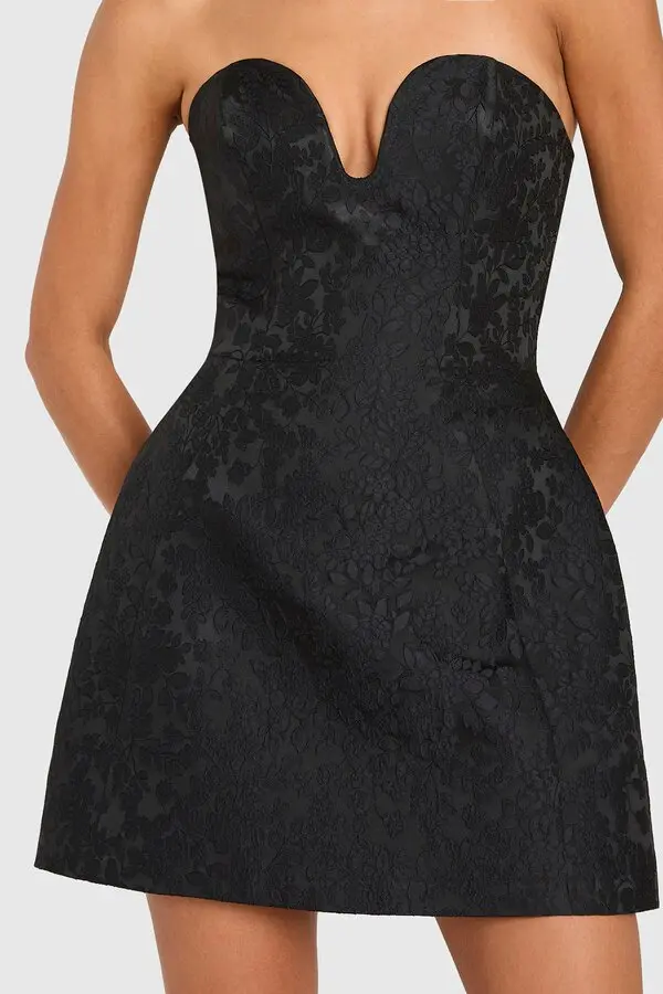 Amanda Uprichard Lodi Strapless Mini Dress