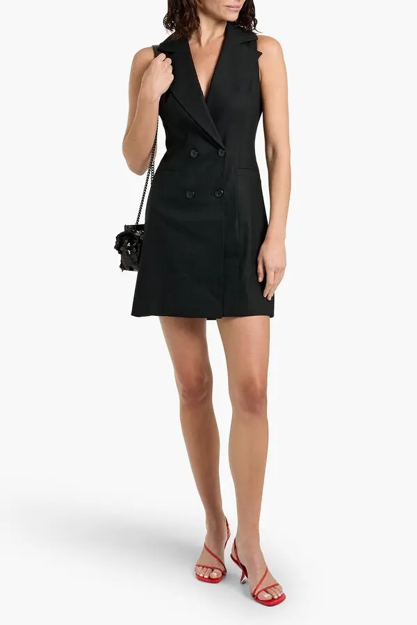 black mini tuxedo dress Tux Mini Dress main image 0