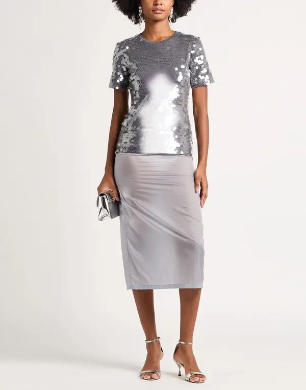 Sportmax Top In Polyamide And Elastane - Grey
