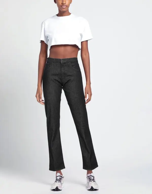 + PEOPLE Straight Leg Jeans - Black