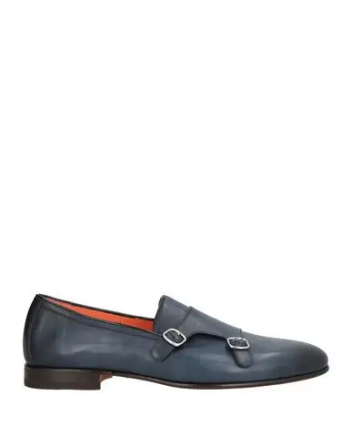 Santoni Loafers In Leather